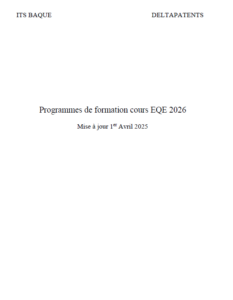 Cours EQE – gregorybaque.com